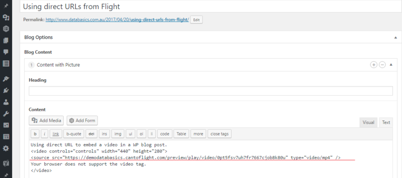 Using Direct URLs Of Images and Videos - Australian provider of digital ...
